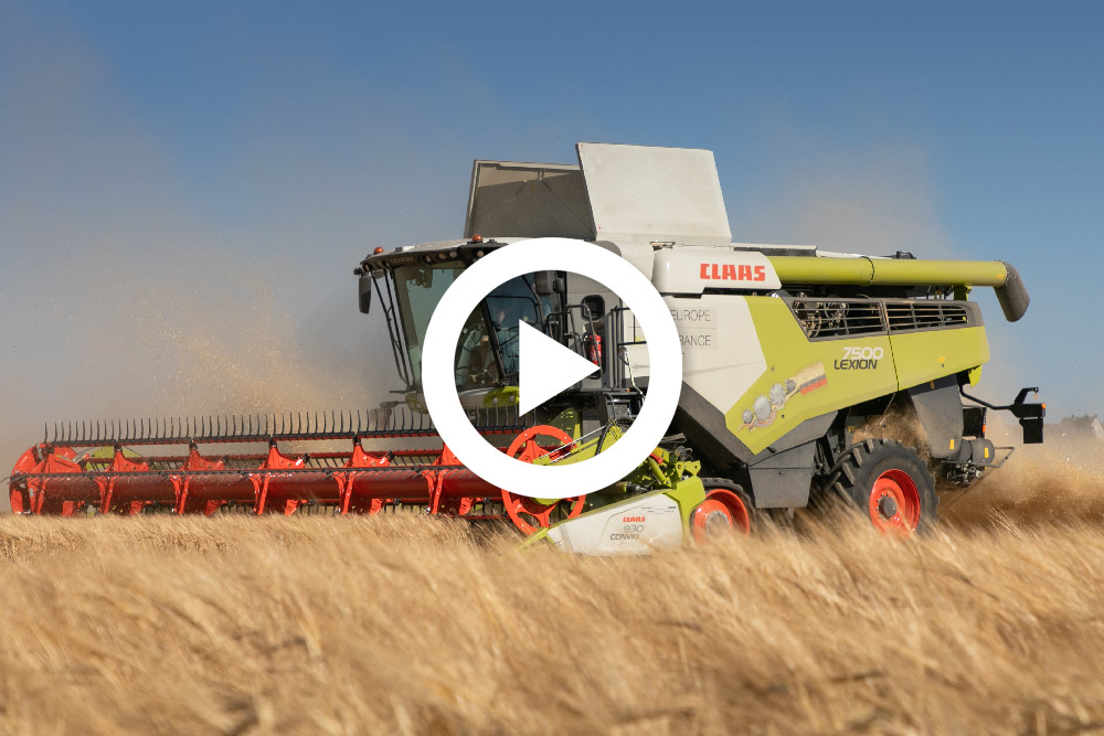 [VIDEO] La nouvelle Claas Lexion 7500 TT en images – FARM Connexion