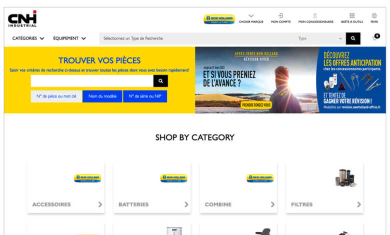 CNH Industrial lance sa plateforme de e-Commerce – FARM Connexion